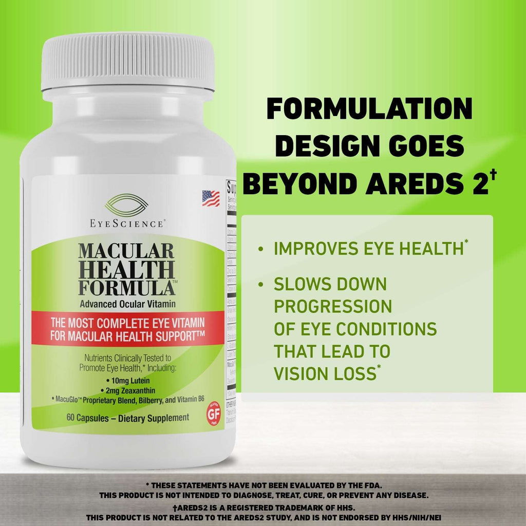 EyeScience® Macular Health Formula – Advanced AMD Supplement – Basic ...